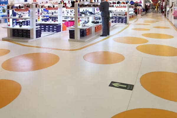 How to choose suitable pvc roll flooring products in shopping malls and ...